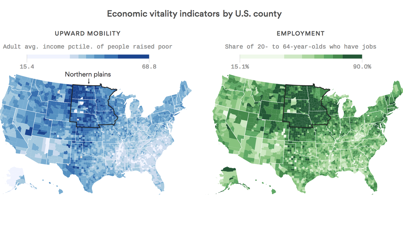 Map: The healthiest economies in the United States