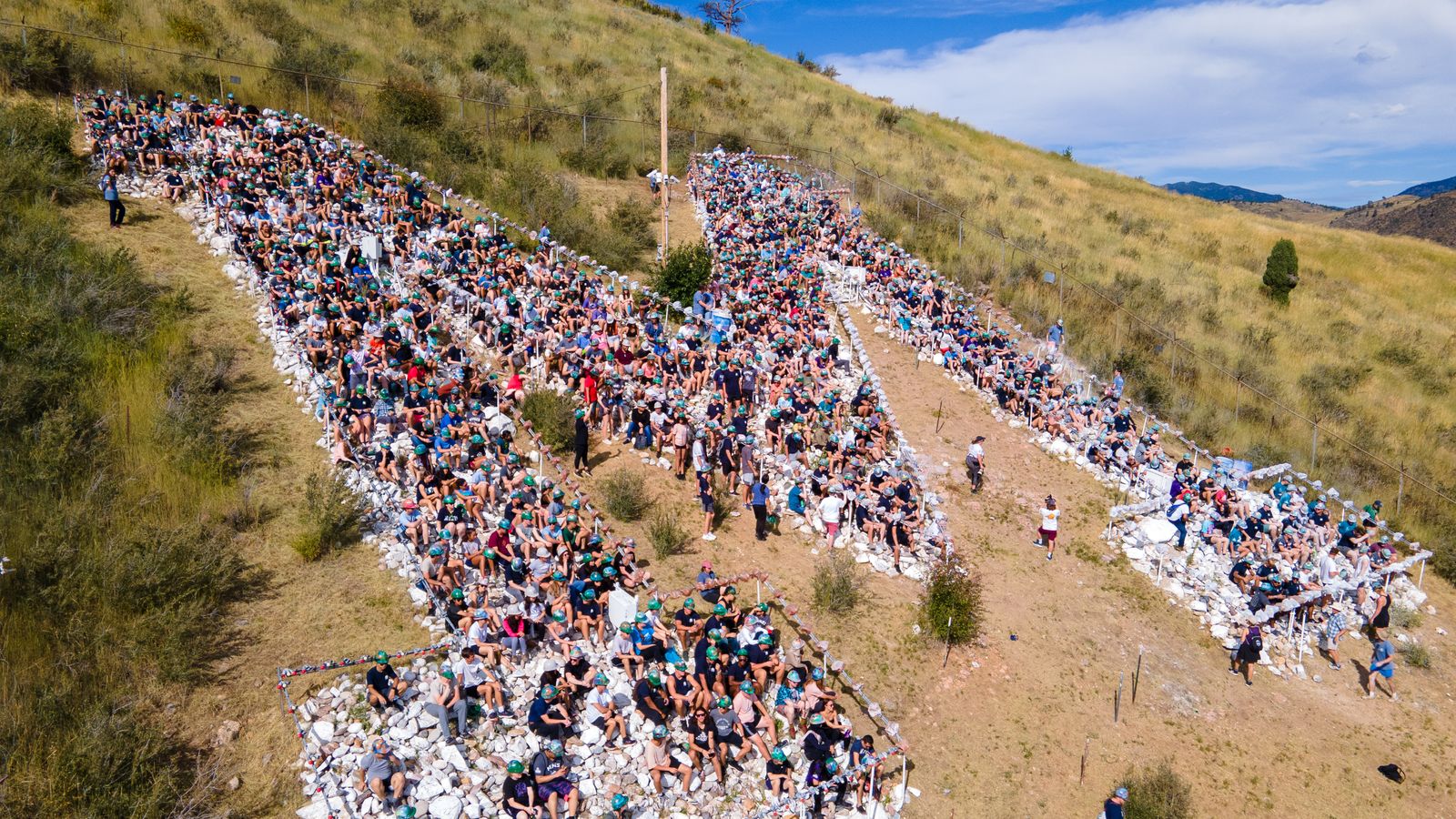 PHOTOS: Colorado School of Mines freshmen march up Mount Zion in ...