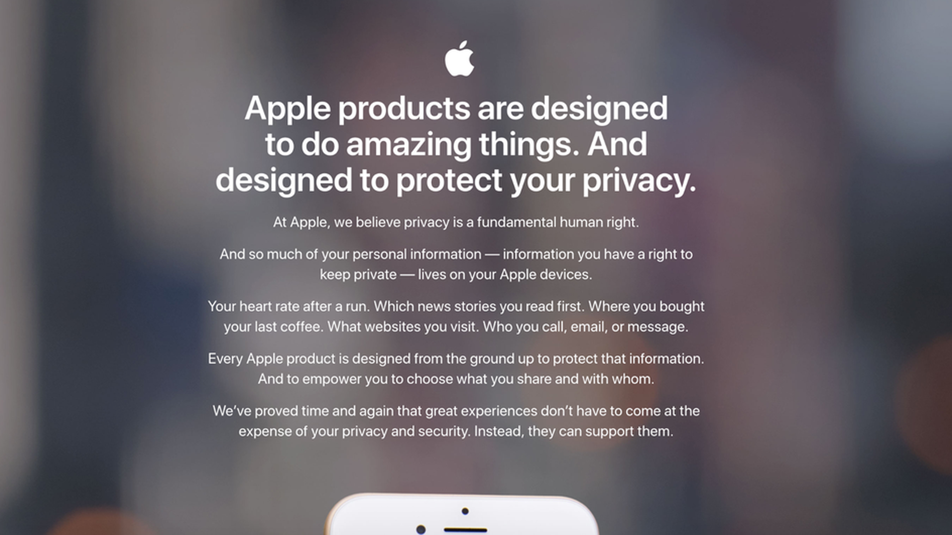 Apple: Privacy is a fundamental right
