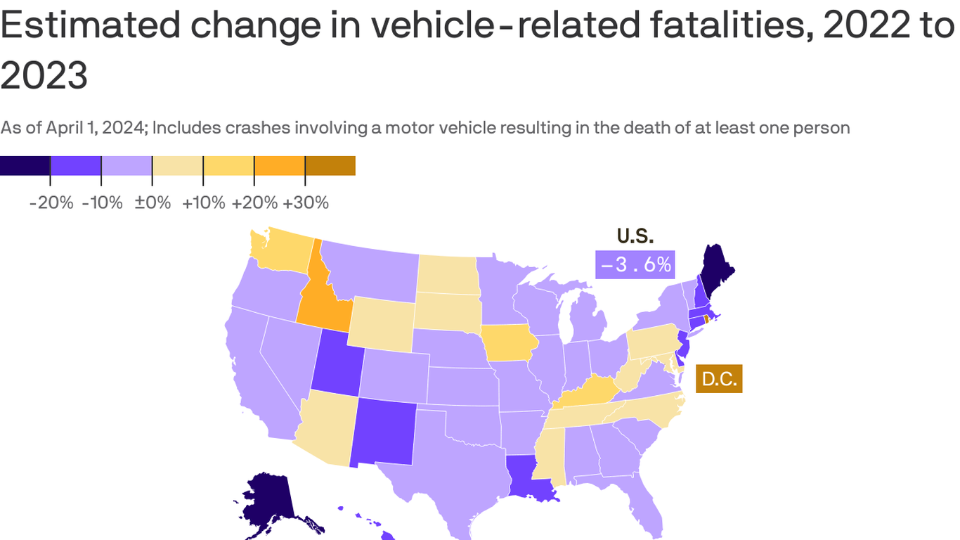 Traffic deaths are increasing in Washington state - Axios Seattle
