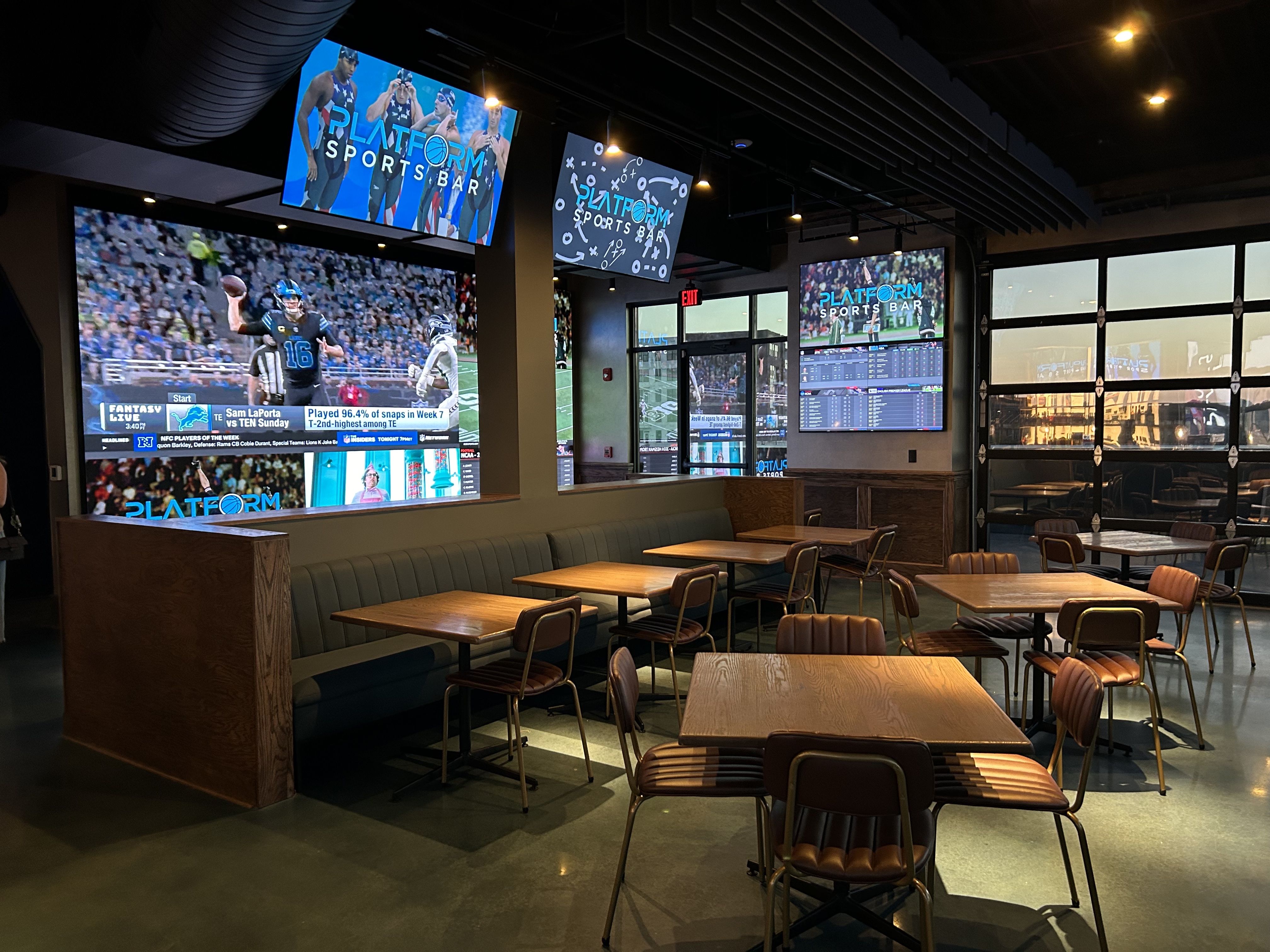 Massive sports bar with 40-foot TV wall and rooftop patio opening in ...
