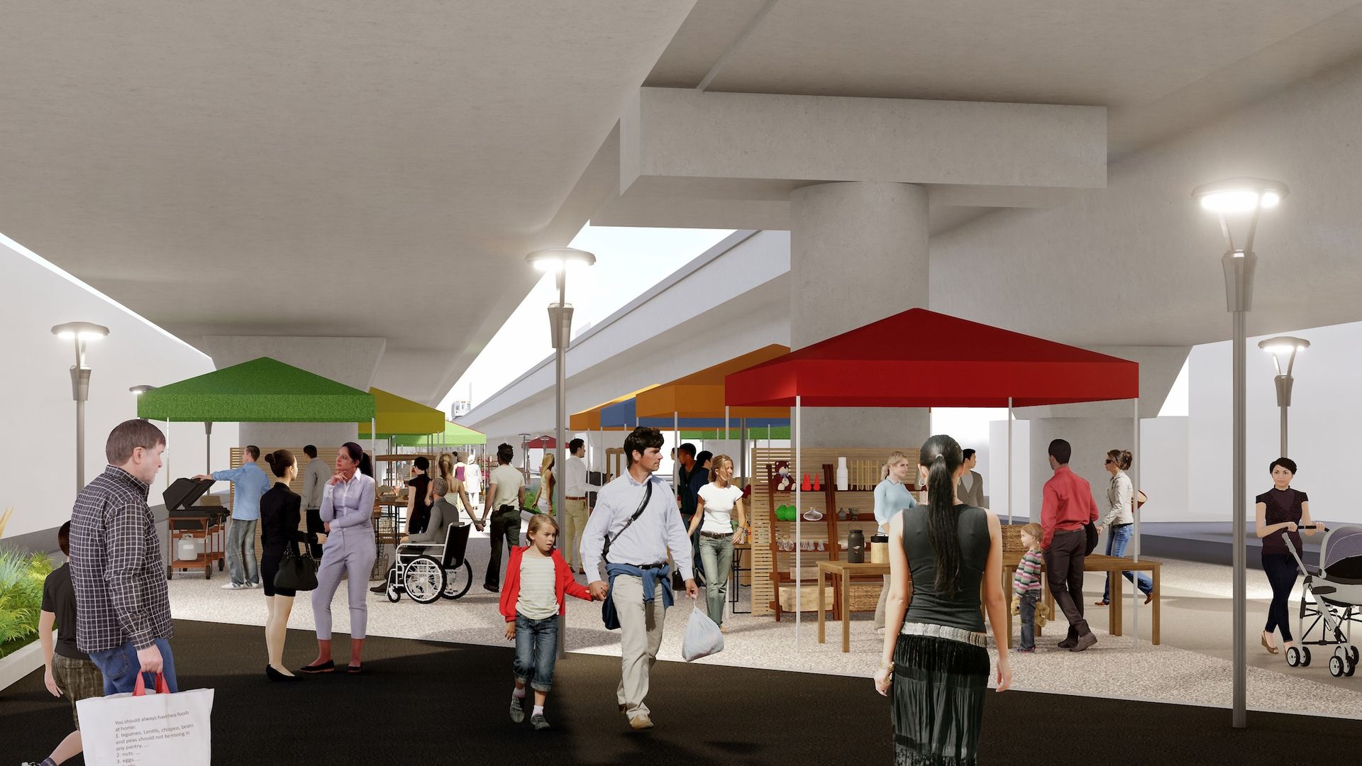 Renderings: CTA Red and Purple Line revamp - Axios Chicago