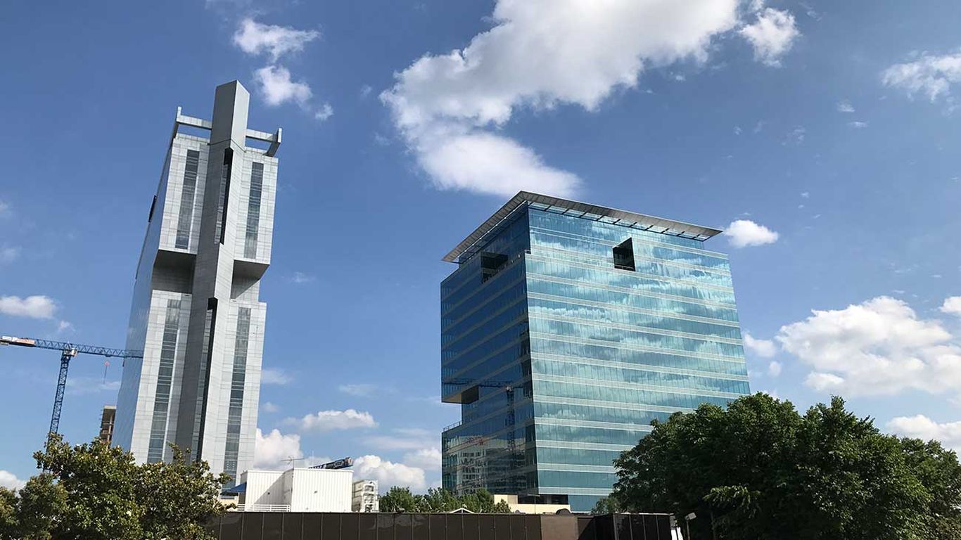 Take a look inside WeWork’s two-floor co-working space under ...