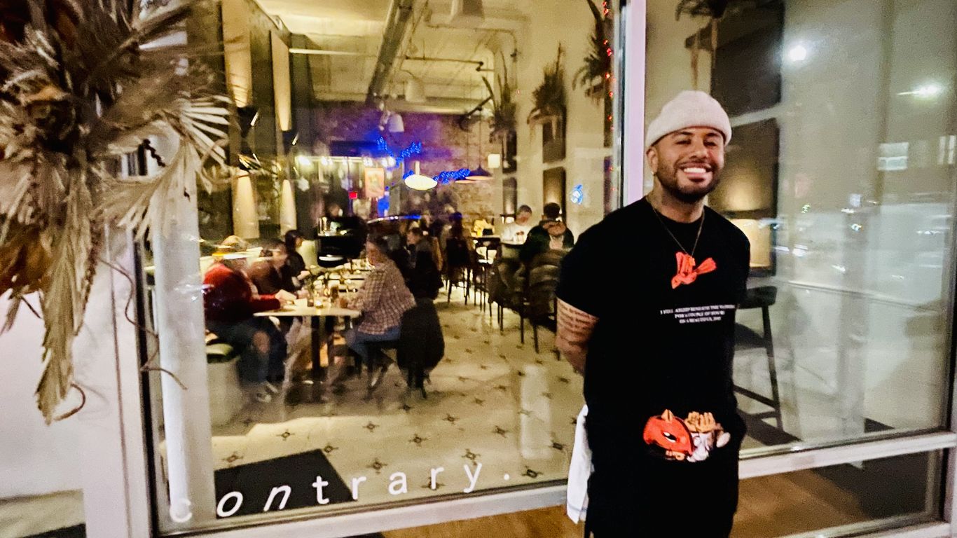 First sip: The Contrary, rapper B.Well's new cocktail bar - Axios Des ...