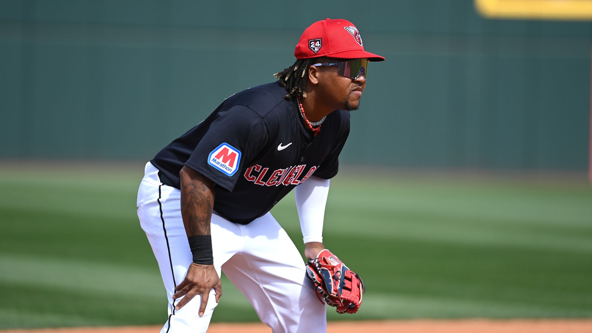 Guardians spring training features close shortstop battle - Axios Cleveland