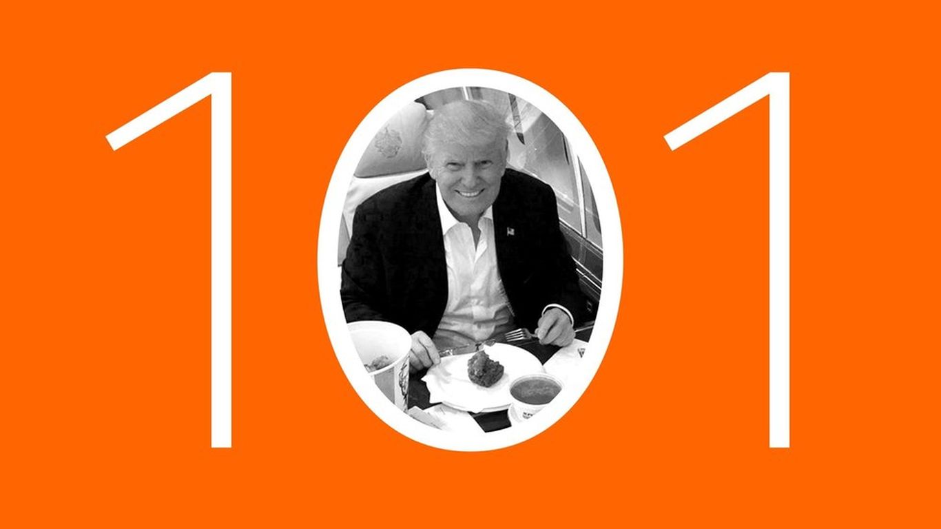 Trump 101: he is definitely not a health nut