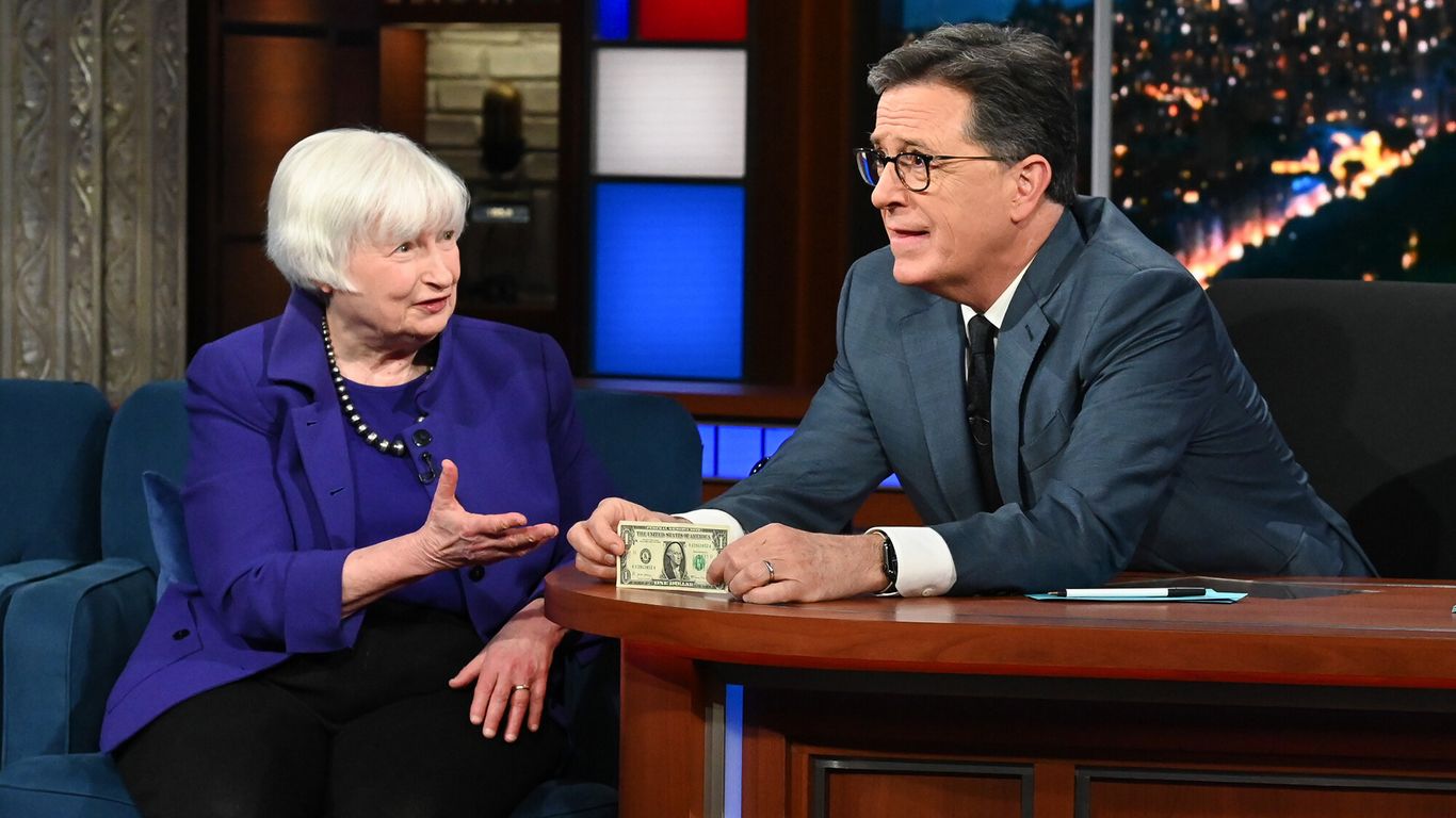 Treasury Secretary Janet Yellen has been practicing her signature