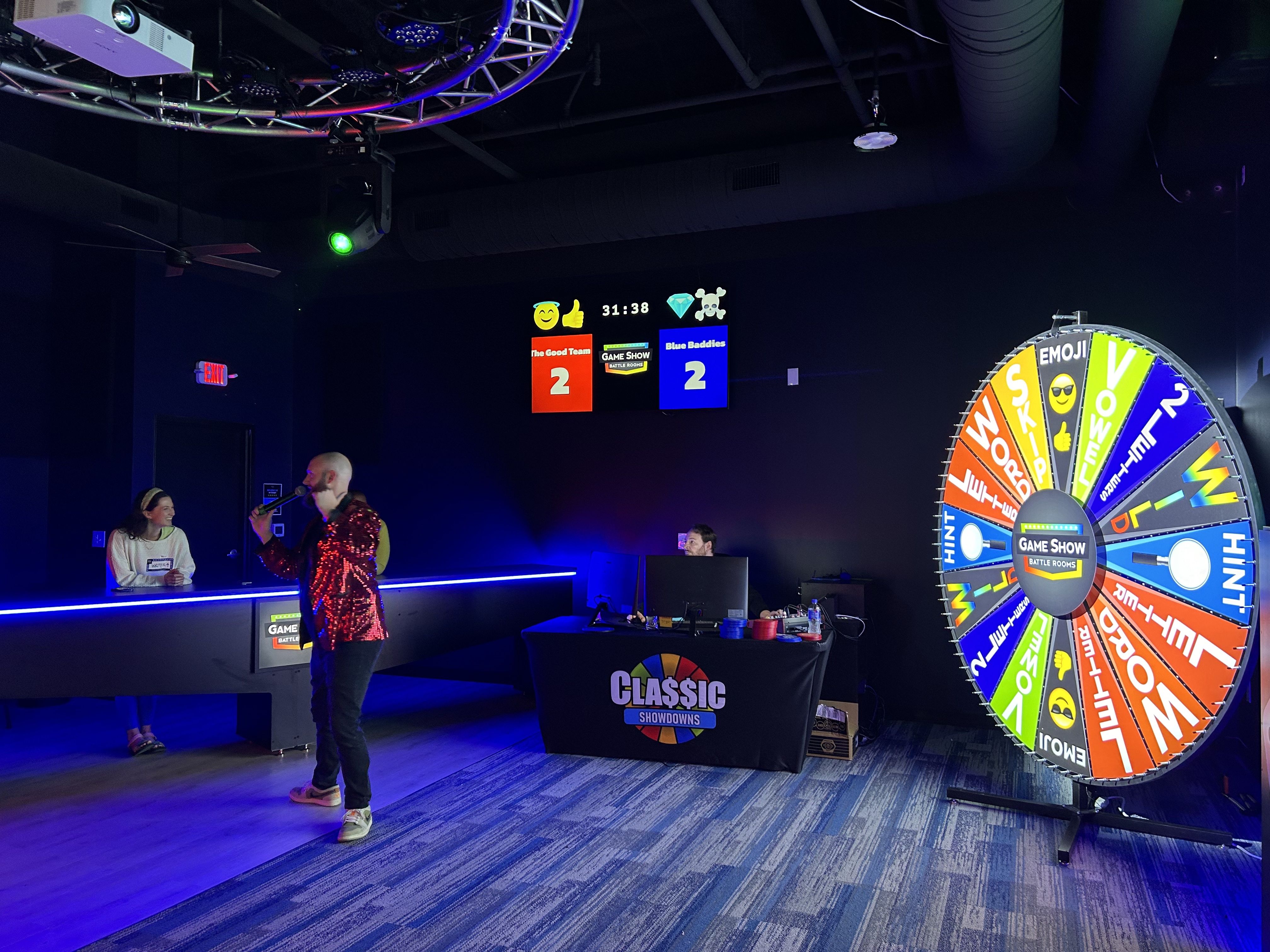 Turn your game show dreams into reality at Ballantyne's Game Show Battle Rooms - Axios Charlotte
