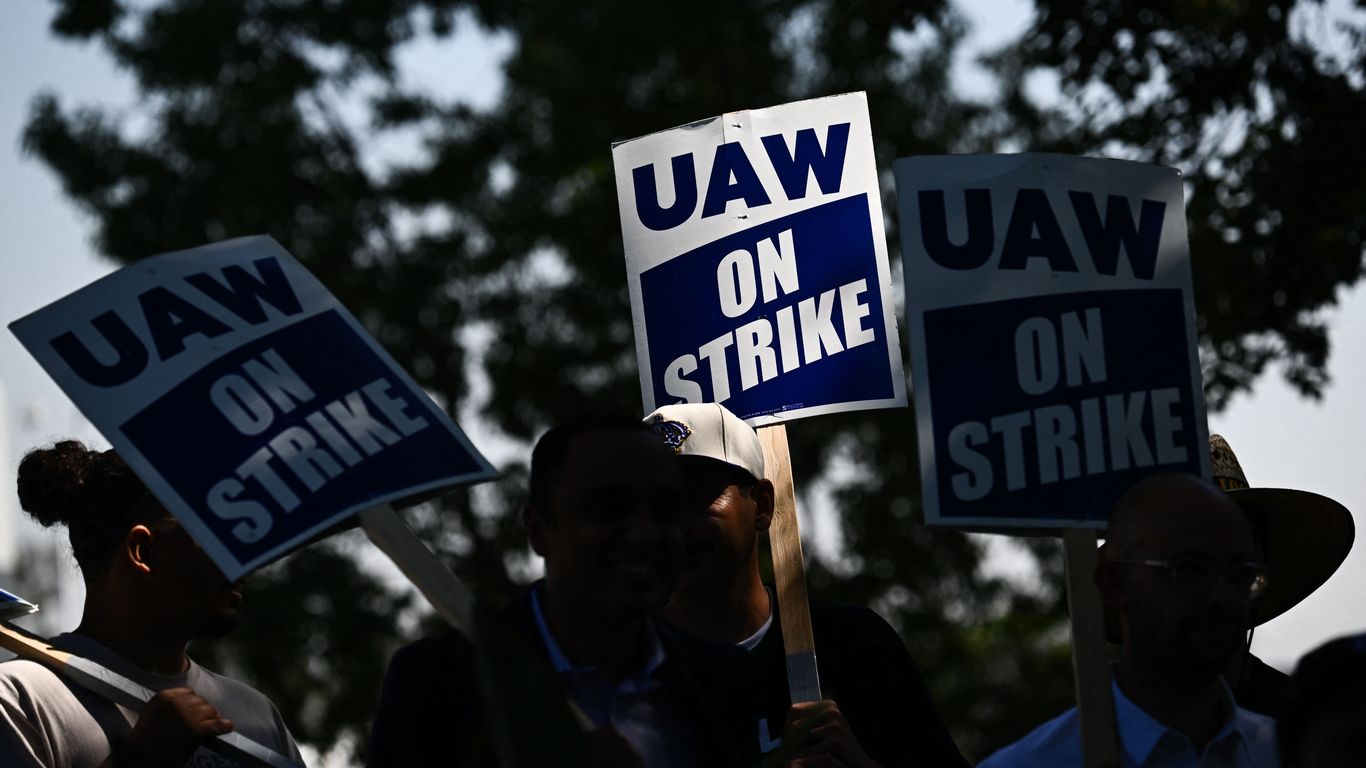 GM takes profit hit as UAW strike expands