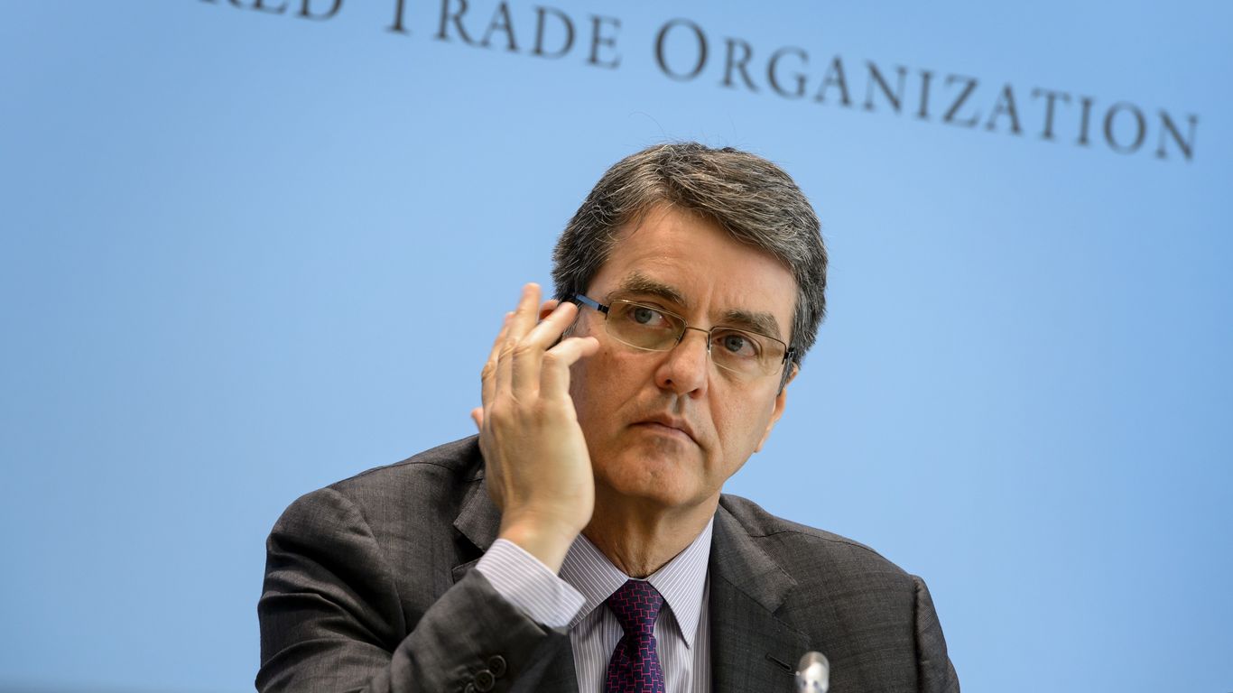 World Trade Organization chief says he has never spoken to Trump
