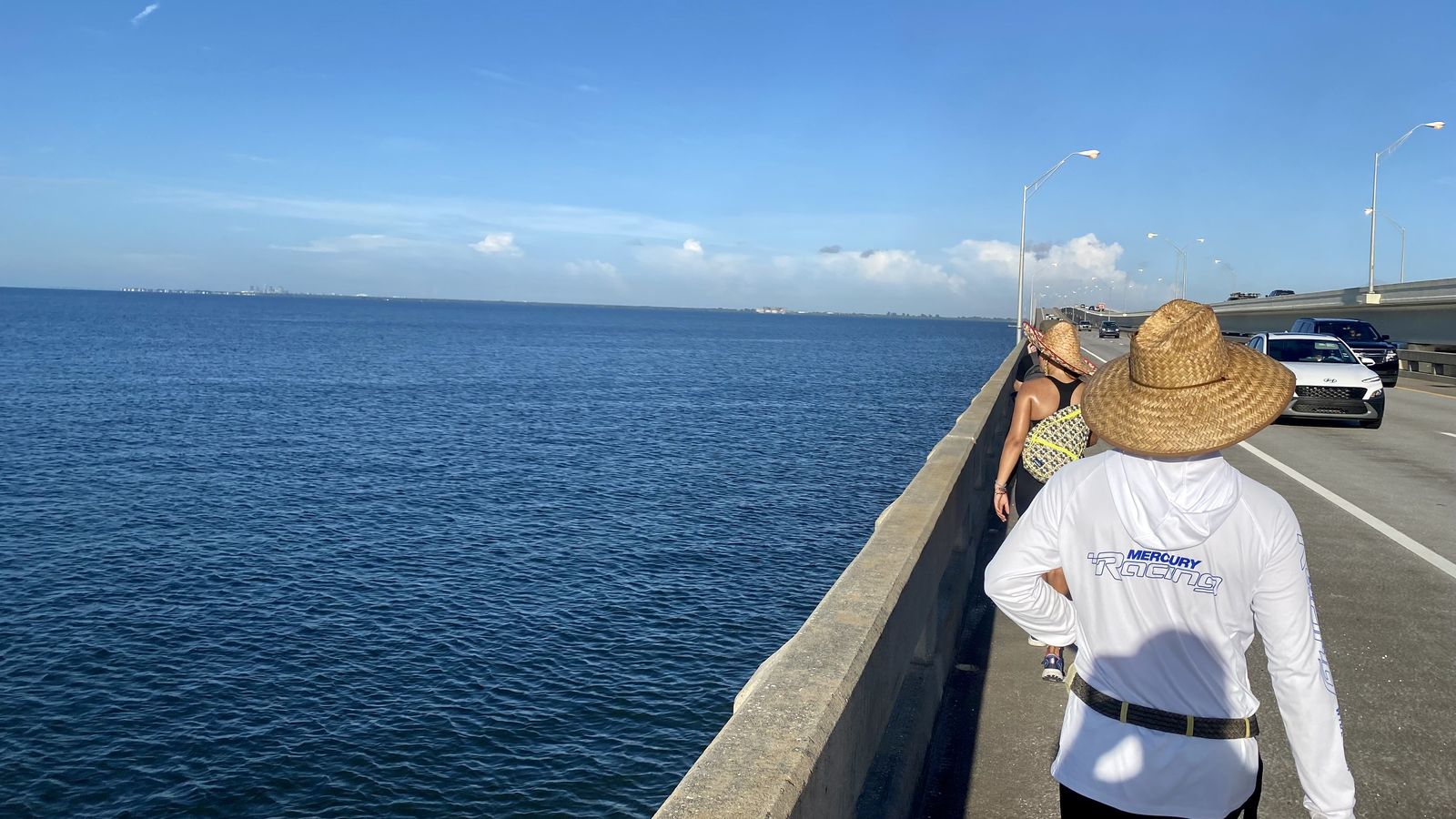 Lessons from a long walk across Tampa Bay - Axios Tampa Bay