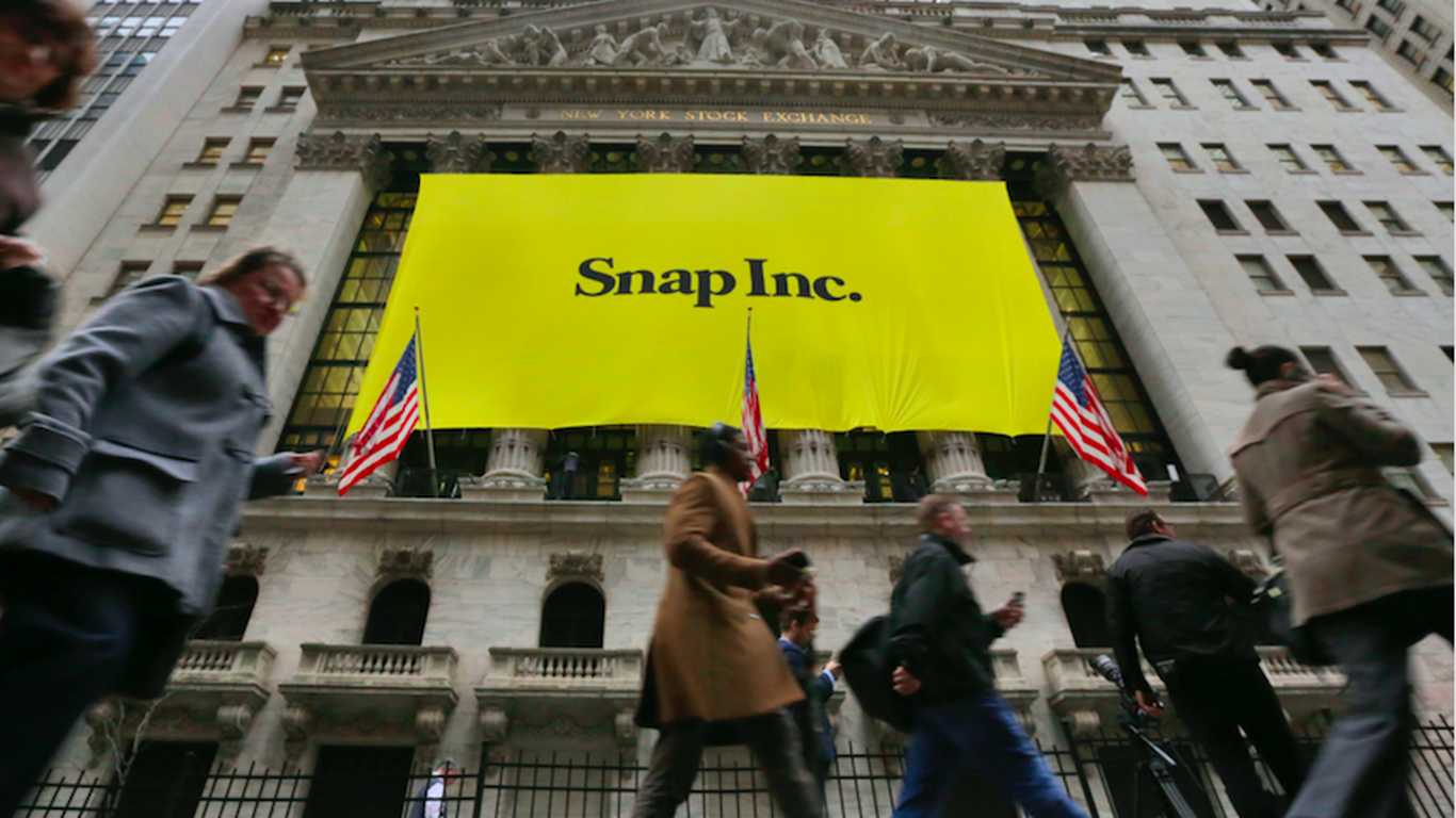 S&P 500 drops Snap stock