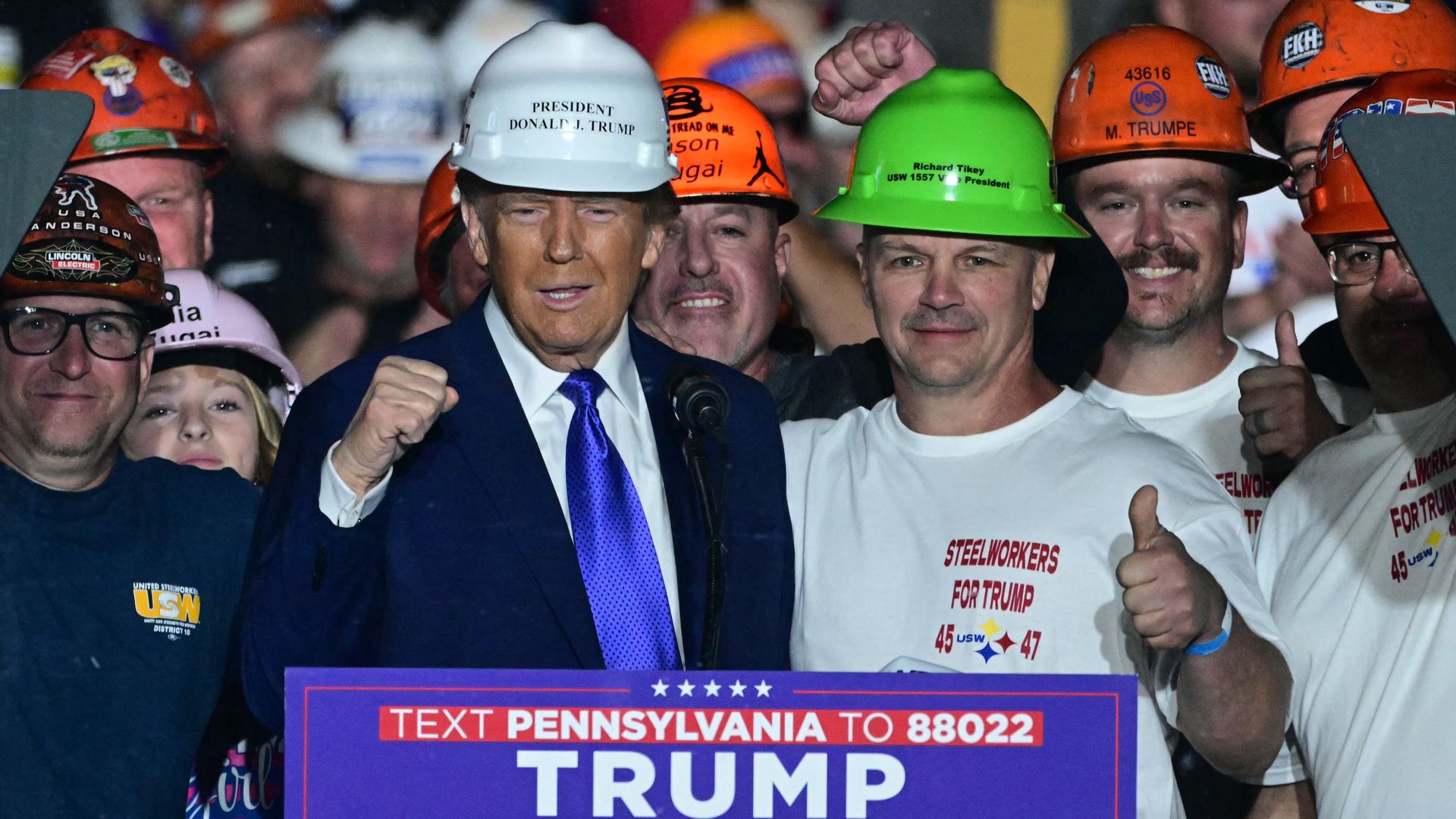 Trump seeks momentum with steel rally in Pennsylvania - Axios Pittsburgh