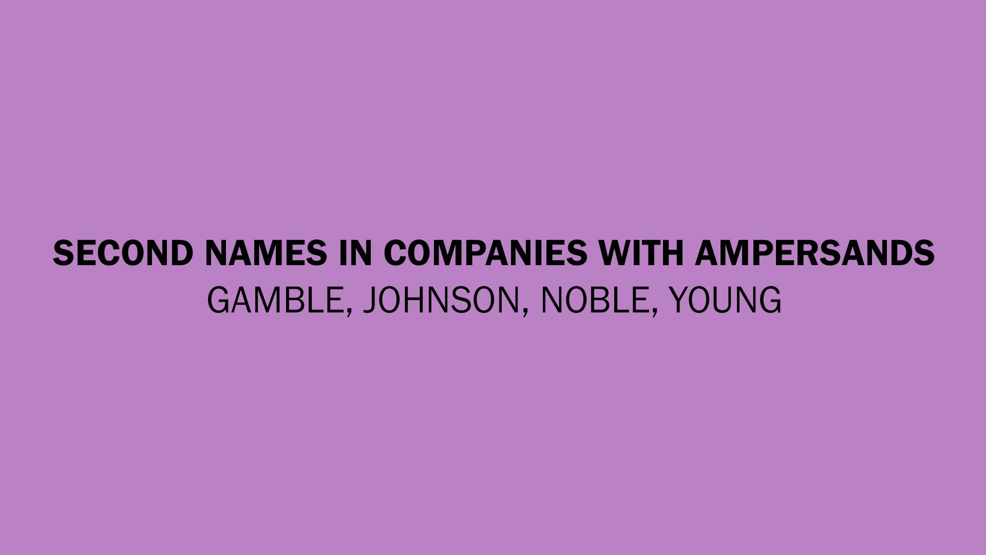 Why corporate names are so hard to change