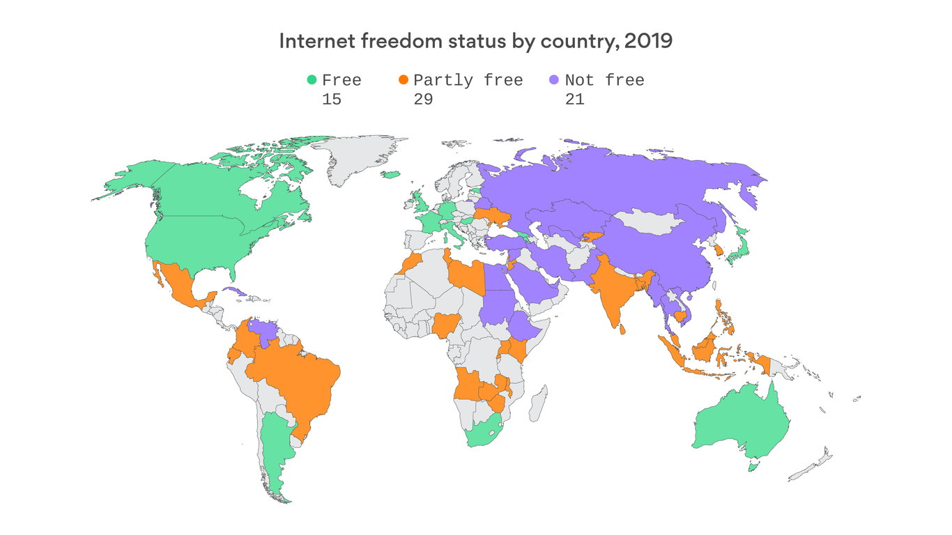 Internet freedom declines in U.S., China is "world’s worst abuser"