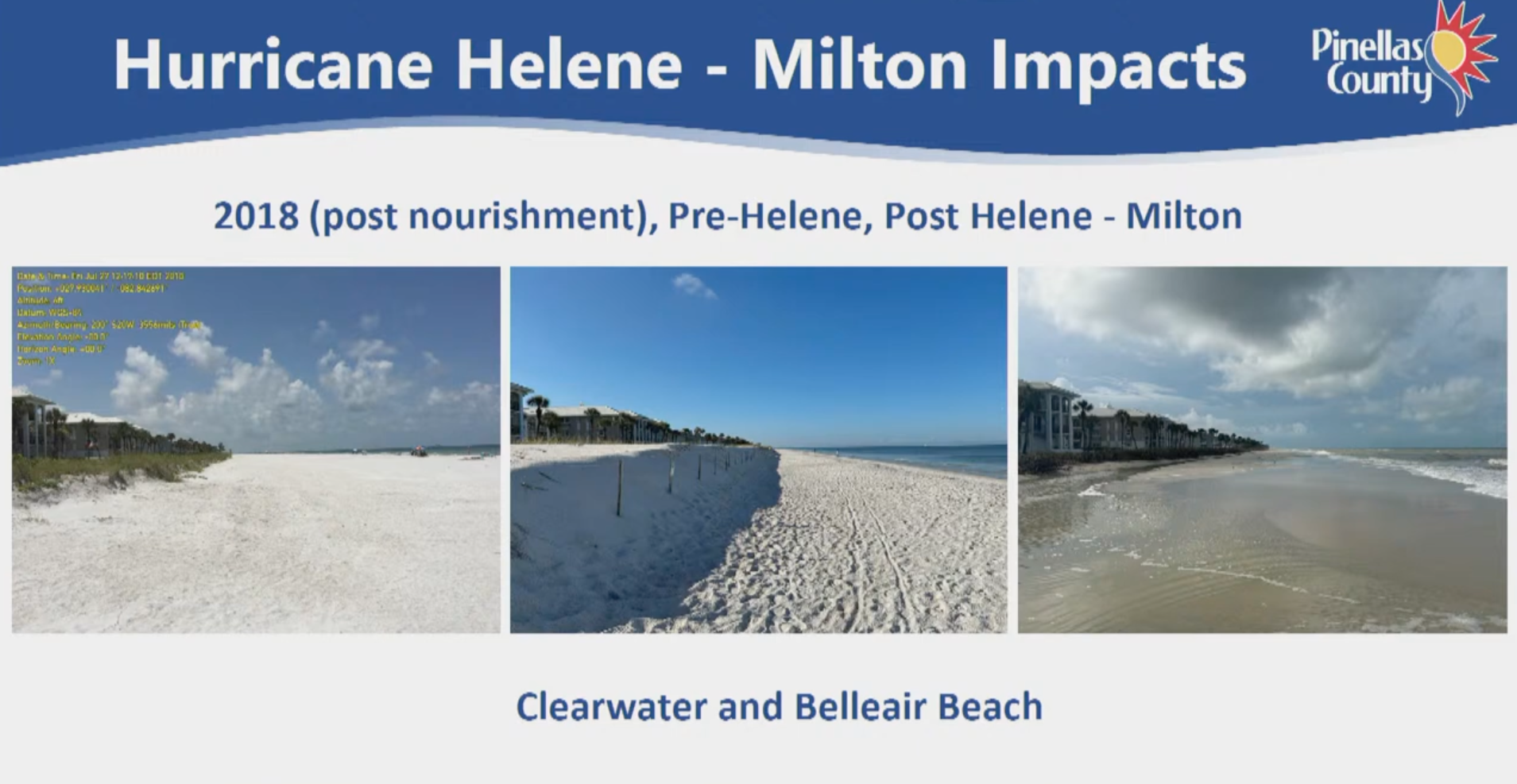 How Hurricane Helene dealt a historic blow to eroded Pinellas beaches ...