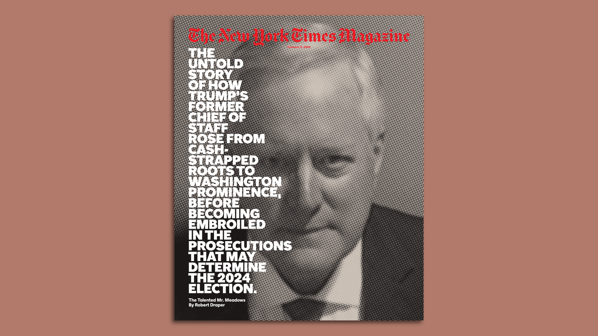 NYT Mag on Mark Meadows: "Least trusted man in Washington"