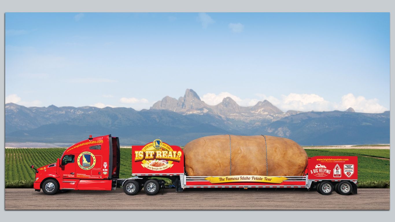 Giant potato will visit D.C. for Memorial Day - Axios Washington D.C.