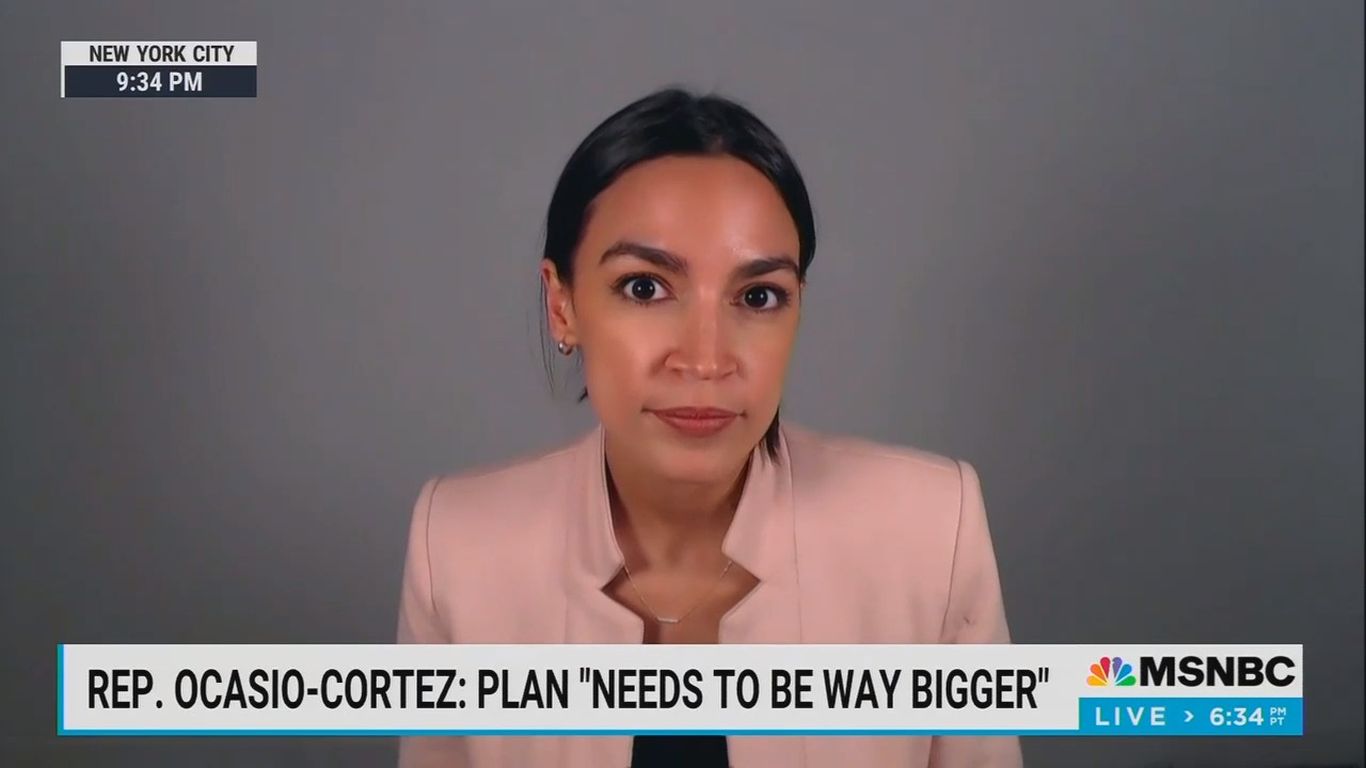 AOC wants $10 trillion over 10 years for infrastructure plan