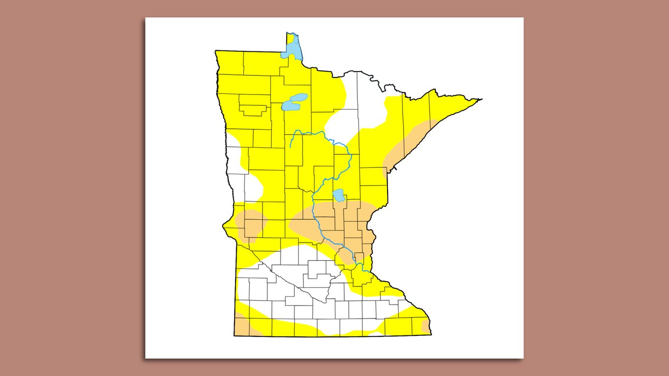 Drought watch: 70% of Minnesota is now "abnormally dry" - Axios Twin Cities