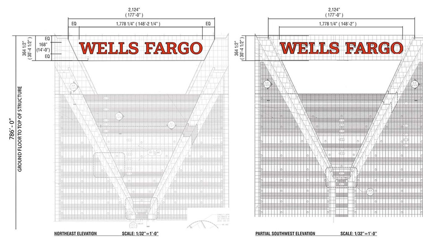 It’s giving “tacky”: Mixed opinions erupt over Wells Fargo skyline sign ...