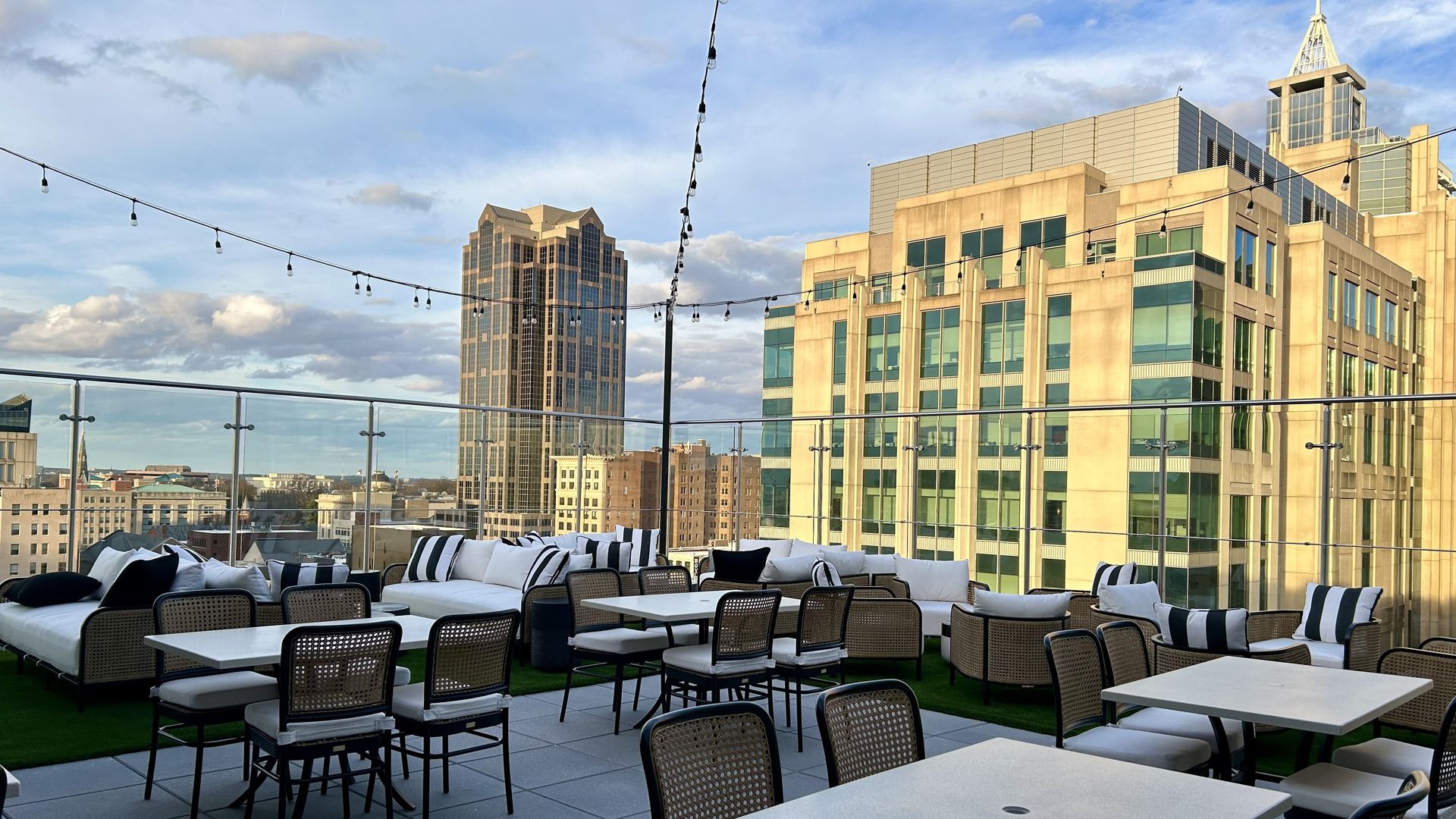 Urban Oak, Raleigh's newest rooftop bar debuts - Axios Raleigh