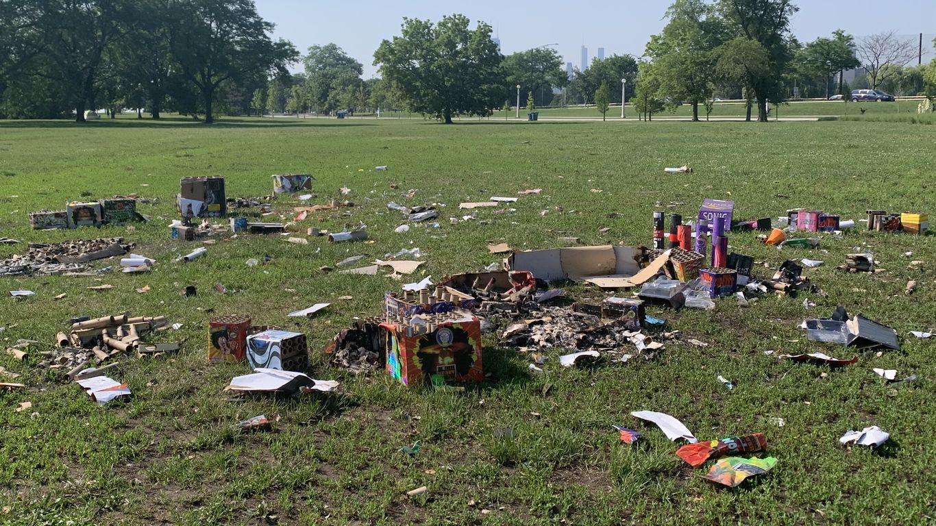 Fireworks fallout after Chicago's Fourth of July celebrations - Axios ...