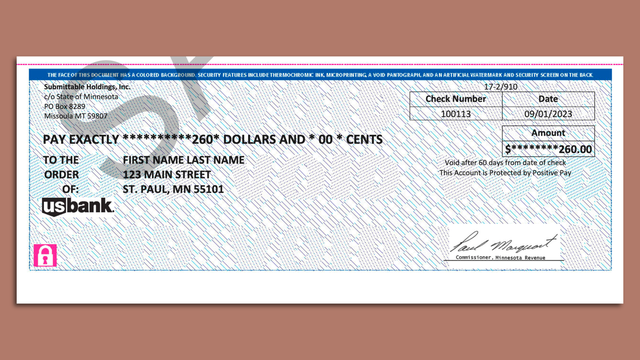 Minnesota to resend 150,000 rebate checks that were never cashed ...