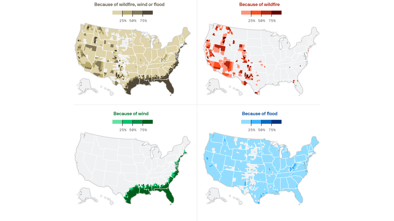 Extreme weather could cause insurance rates across the country to spike