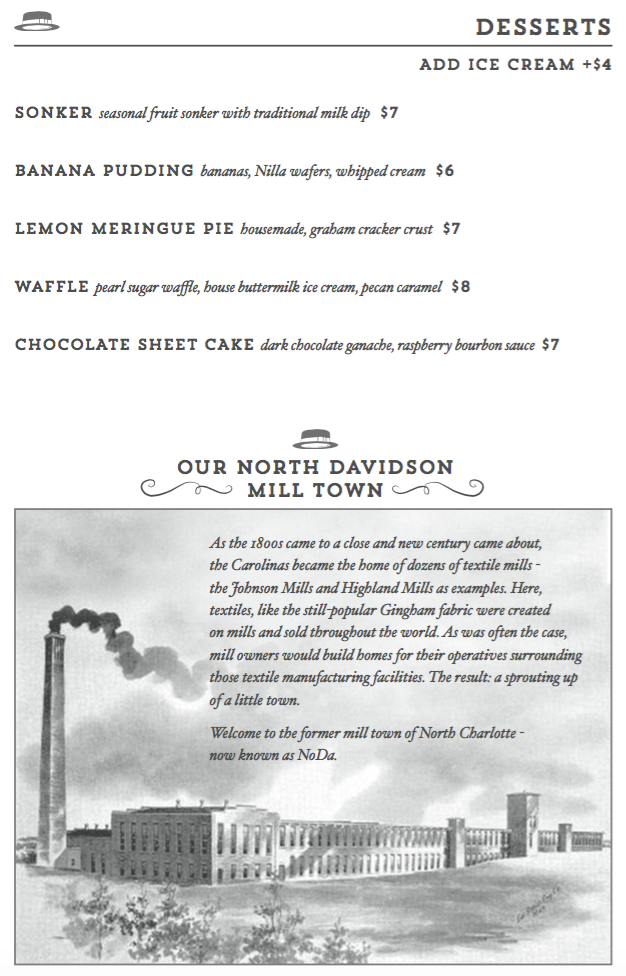 View menu at Haberdish. This new NoDa restaurant opens on Friday ...