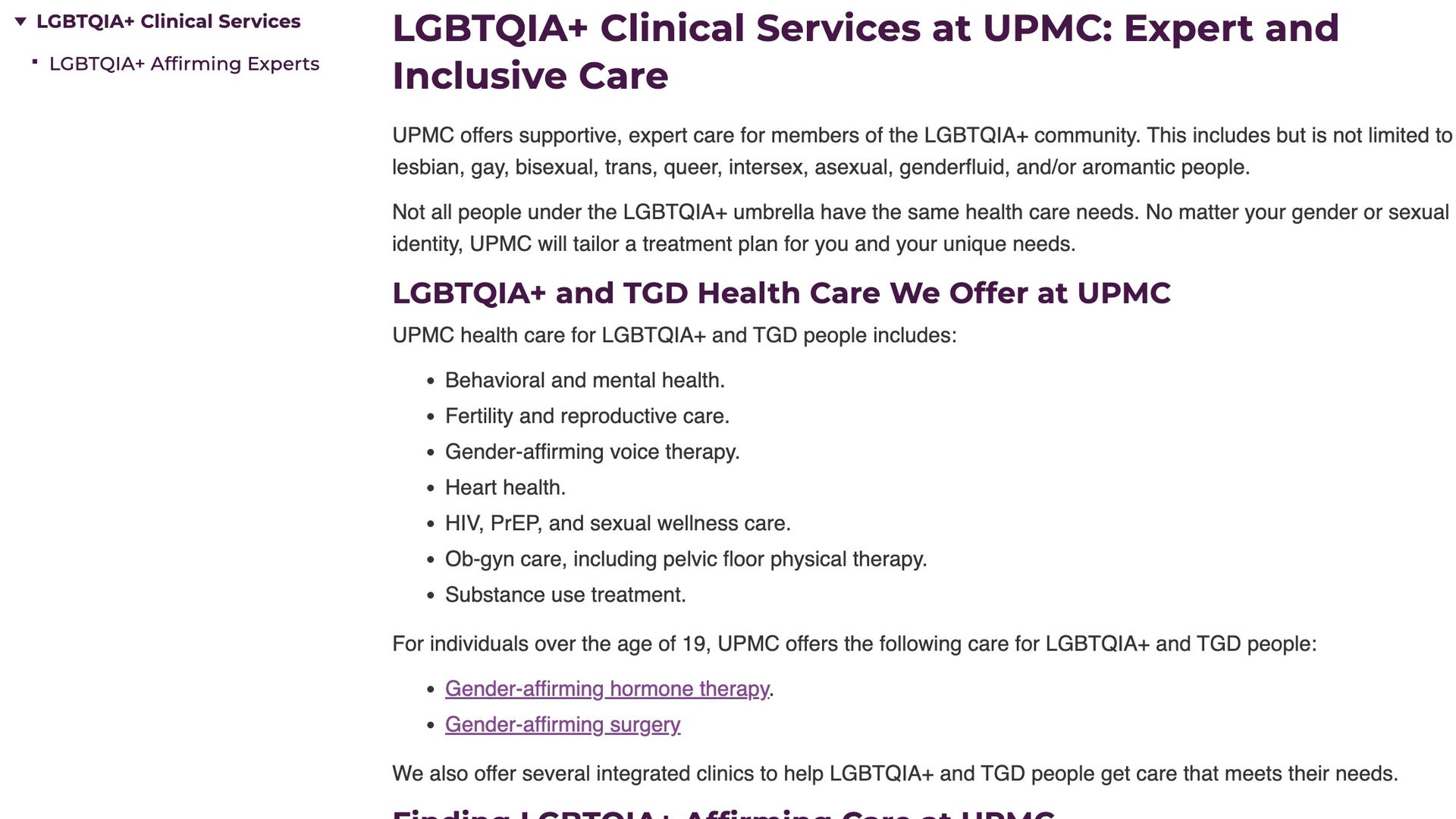 UPMC restores LGBTQ+ web pages with edits - Axios Pittsburgh