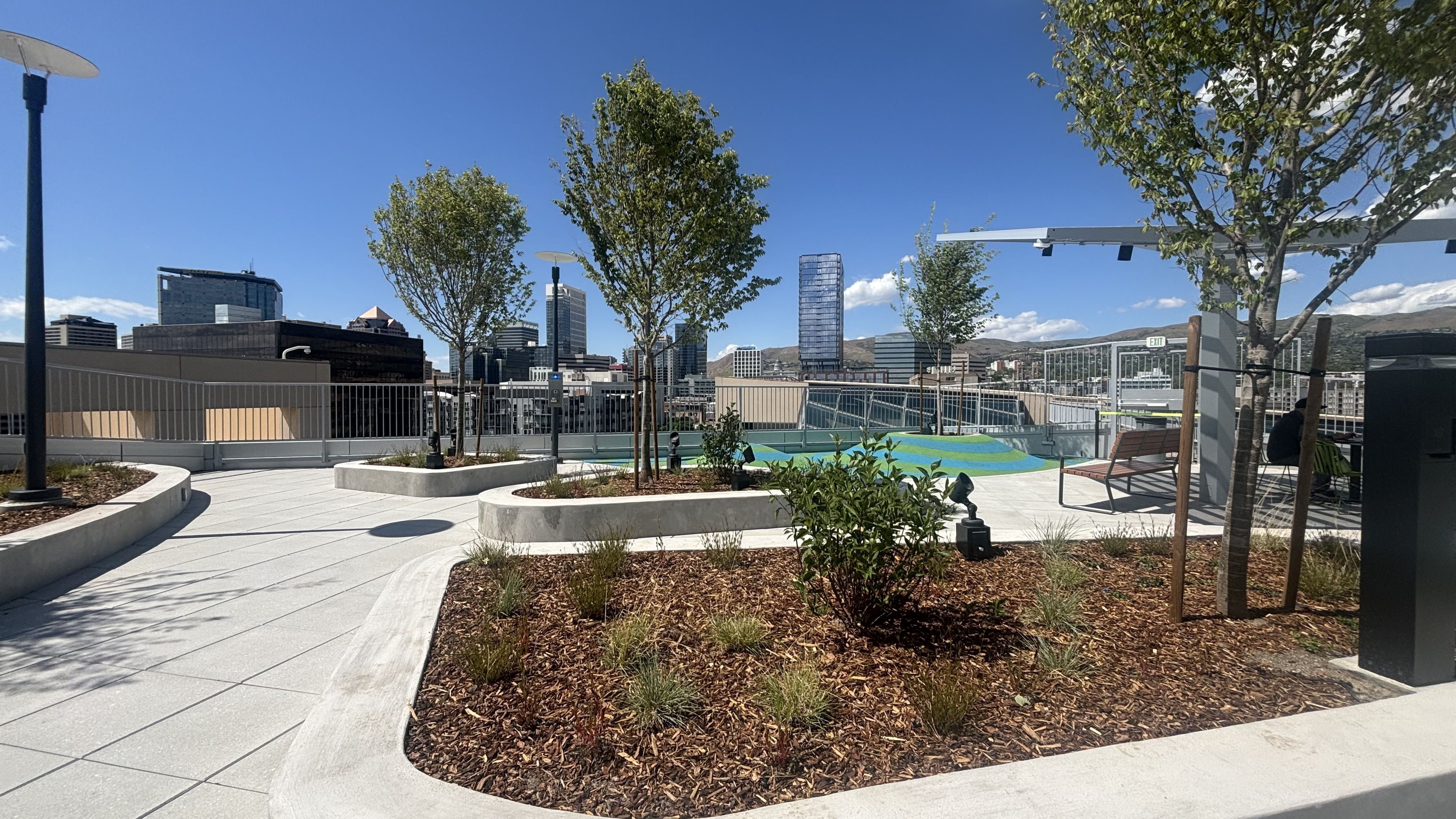 Salt Lake City library's rooftop terrace opens - Axios Salt Lake City