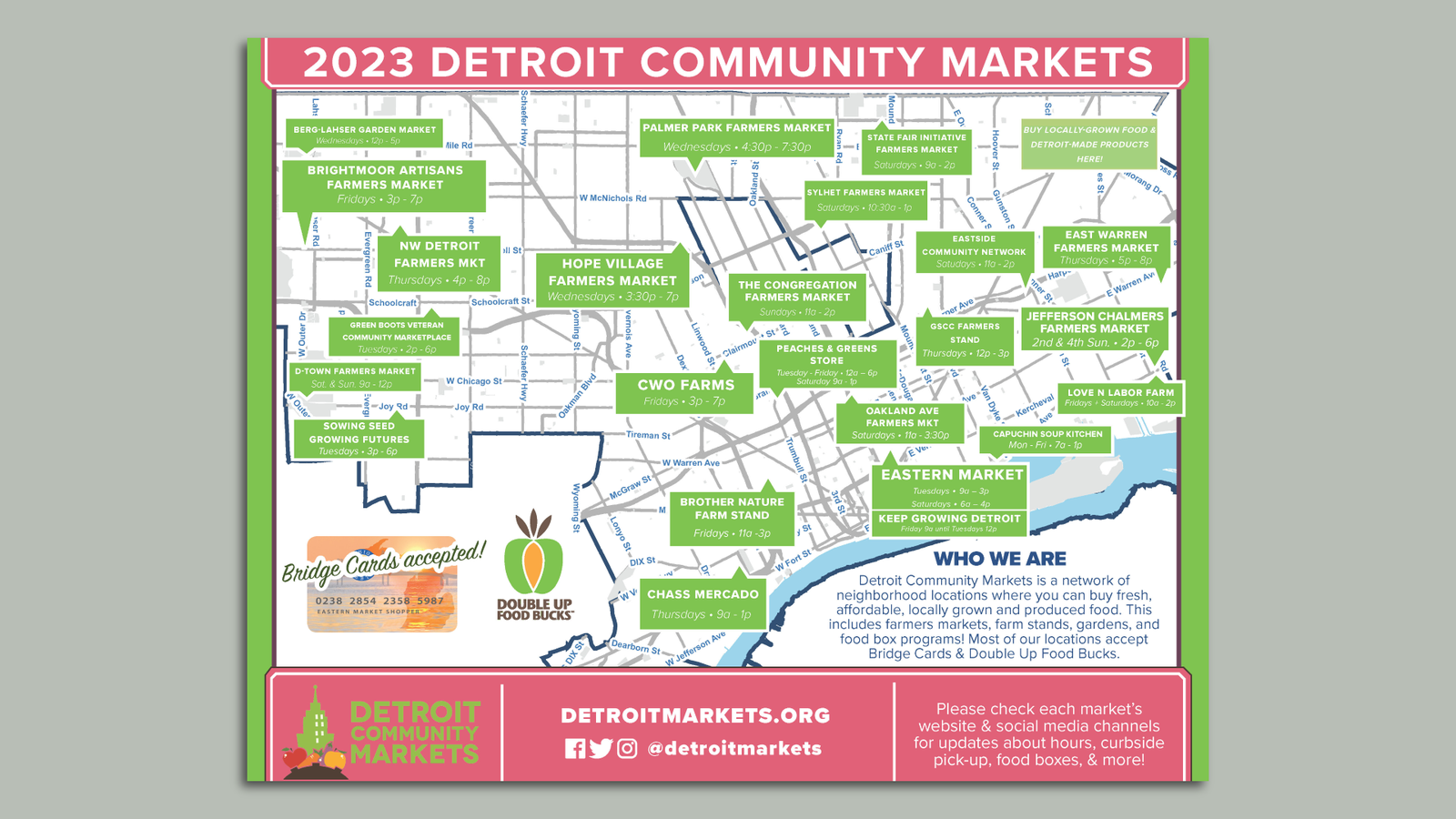 Mapped: Detroit neighborhood farmers markets - Axios Detroit