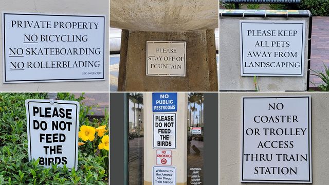 Prohibited activity: Urbanist marks hostile public space in downtown ...
