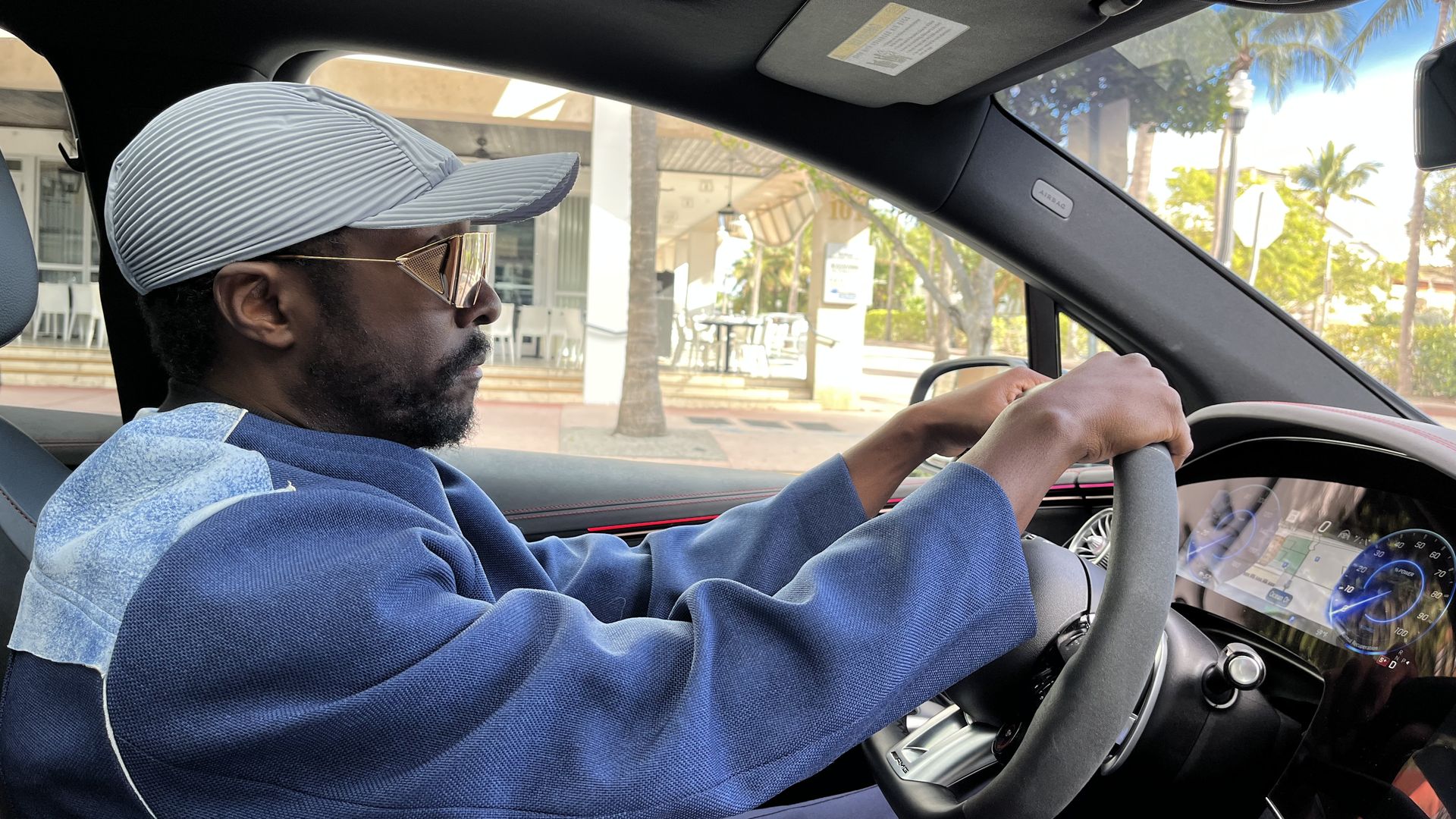 Black Eyed Peas' will.i.am tests musical Mercedes in Miami - Axios Miami