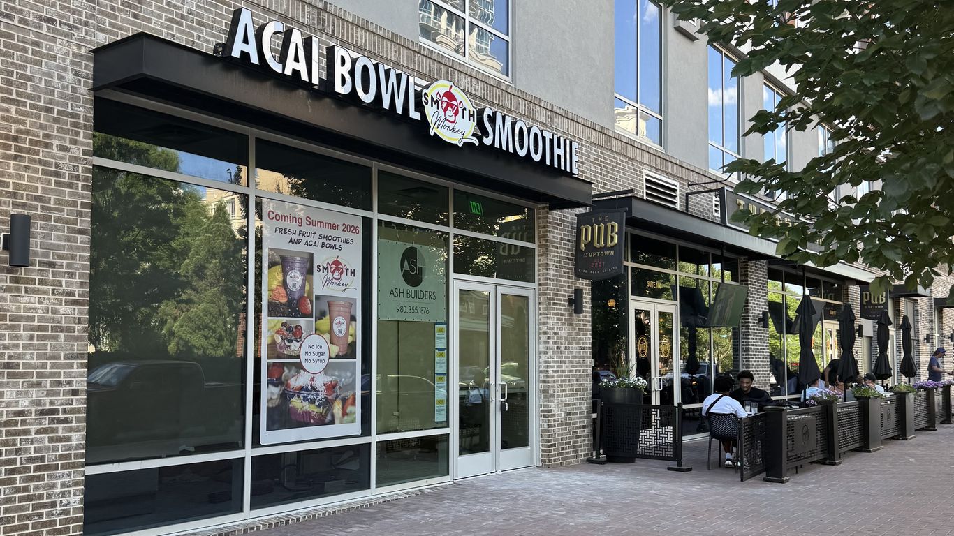 Smoothie shop Smooth Monkey to open in Uptown - Axios Charlotte