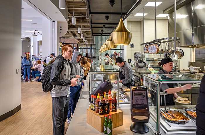 See inside Queens University’s upscale dining hall