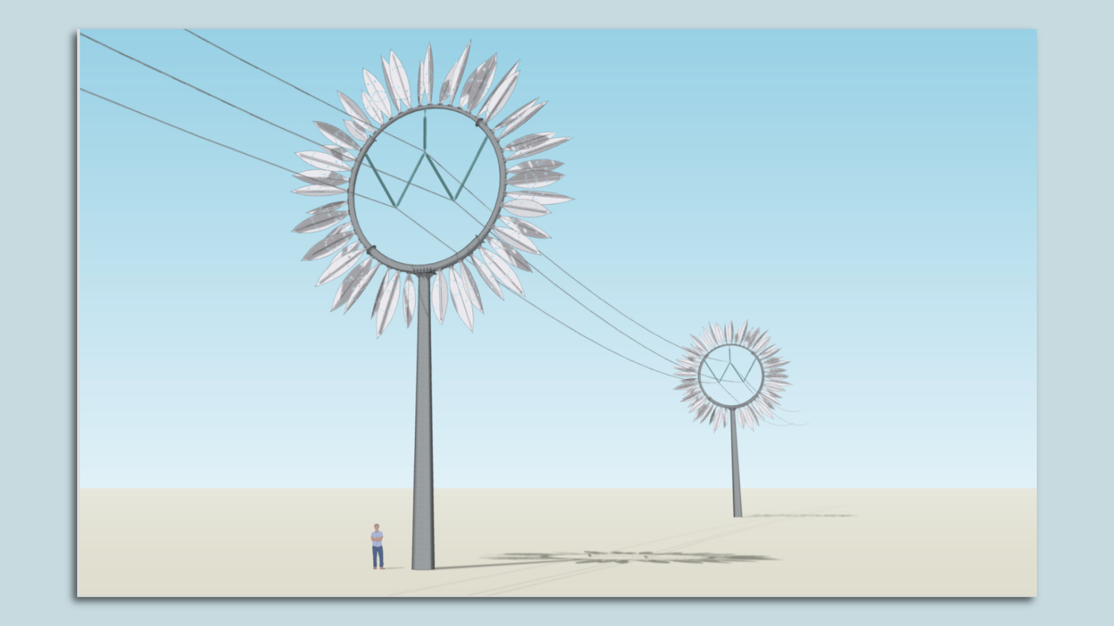 Artist Thomas Sayre creates giant sunflowers sculpture for Dix Park ...
