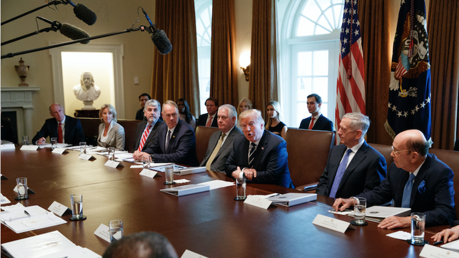 Scoop: Trump enlists family, Cabinet, Congress in opioid response