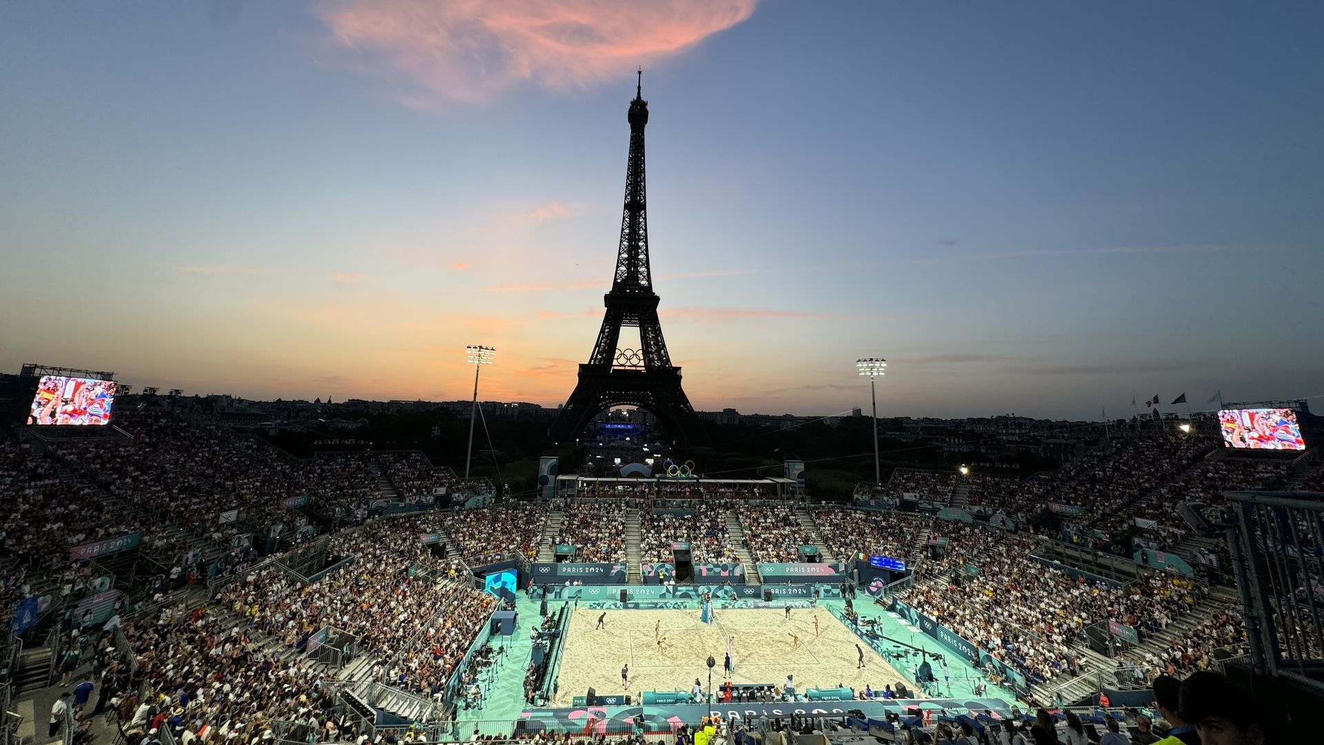 Paris' iconic architecture becomes an Olympic star