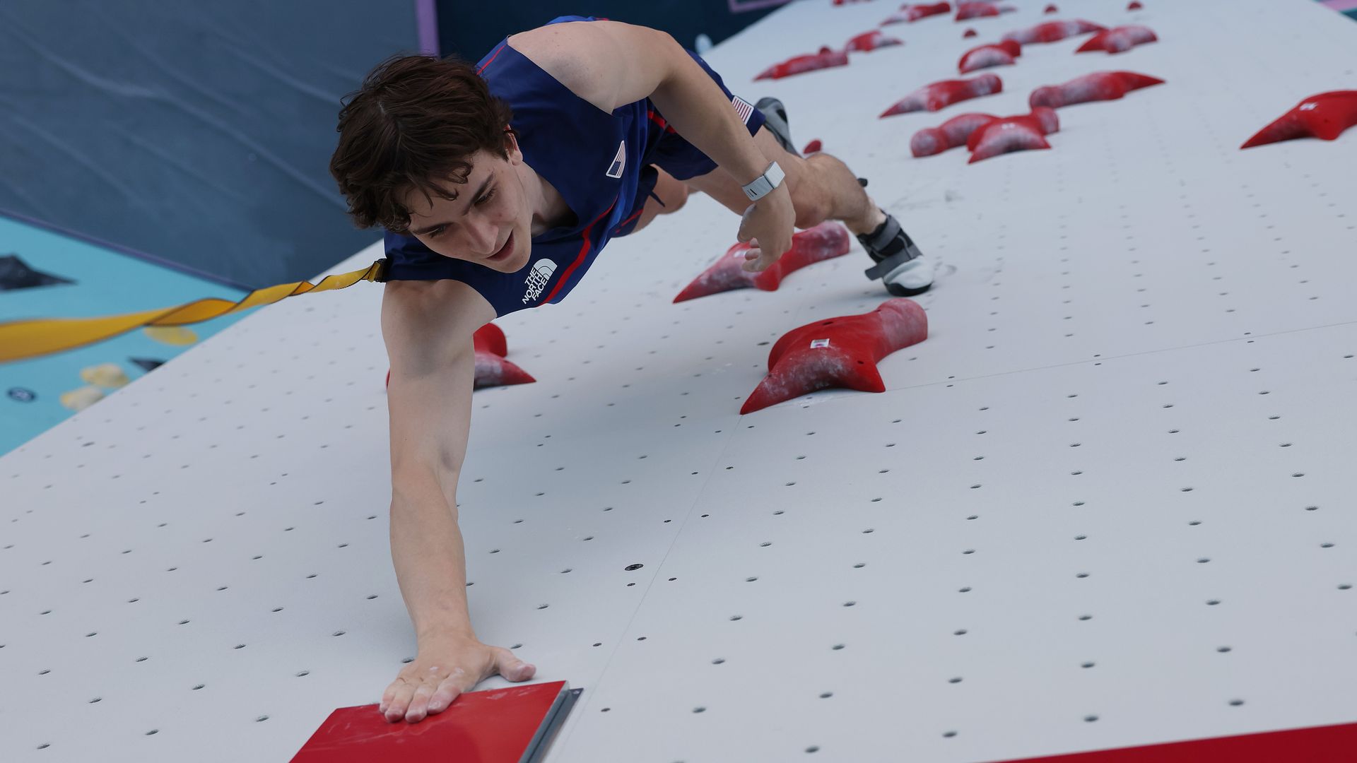 USA's Sam Watson breaks world speed climbing record at Paris Olympics ...