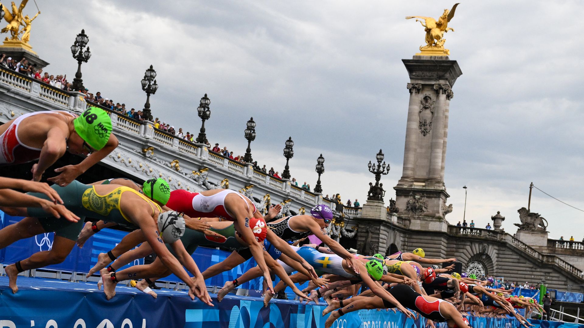 Paris Olympics: Triathlon athletes swim in Seine after water deemed safe