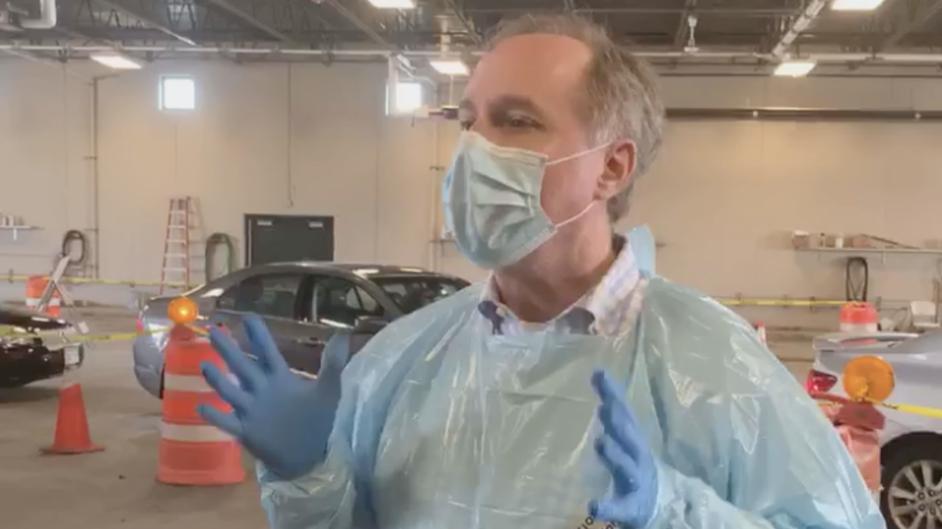 Wisconsin's GOP speaker defends holding election while draped in PPE