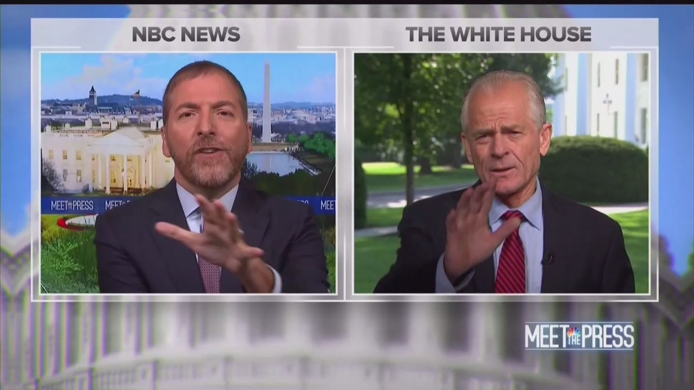 Peter Navarro calls Trump "the hardest-working president in history"