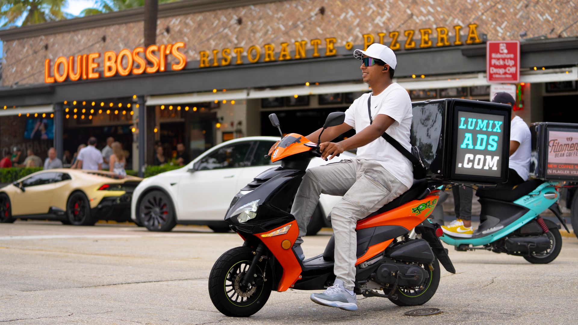 Billboards on scooters. Delivery drivers to haul LED advertisements ...