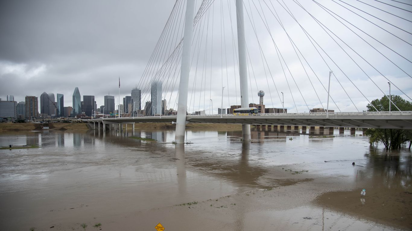 Gov. Abbott visits Dallas to assess flood damage - Axios Dallas