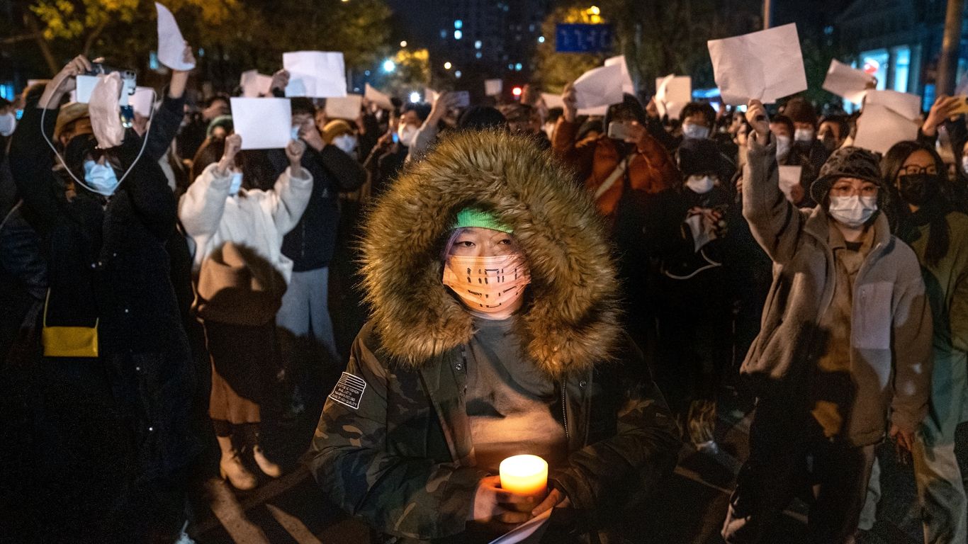 China protests: How a blank piece of paper became a symbol of resistance