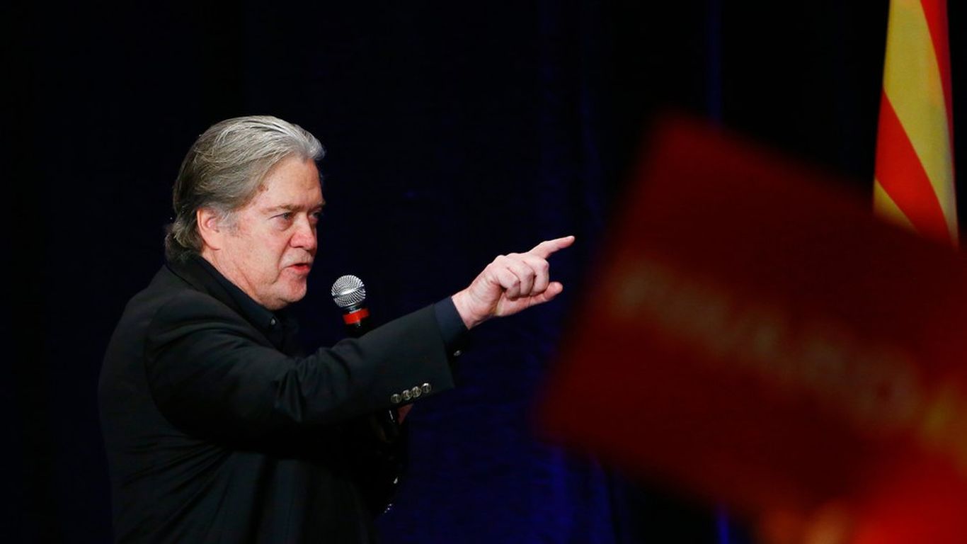 Bannon declares war on Singer in call with Trump