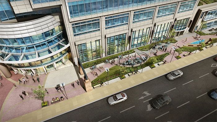 300 South Tryon will have a walk-up coffee window and an exclusive ...