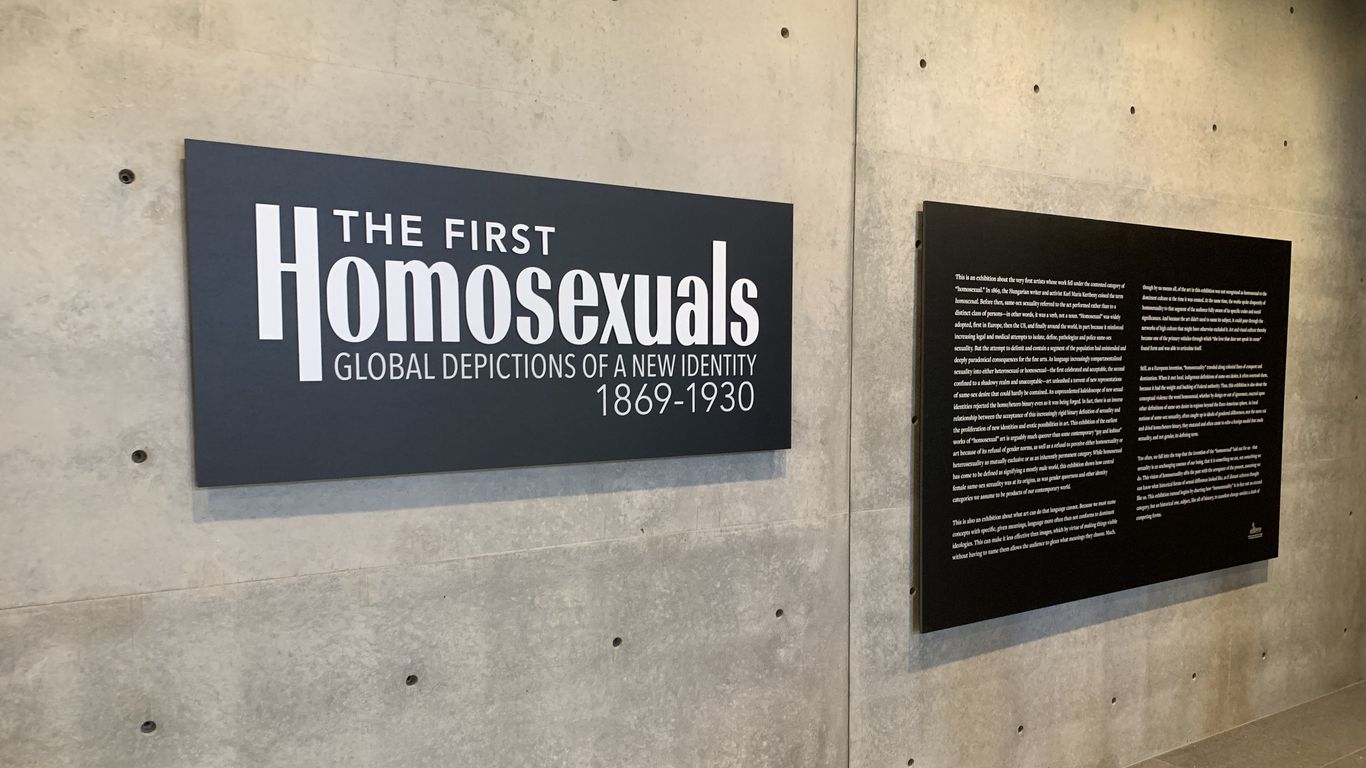 LGBTQ+ art throughout history at "The First Homosexuals" exhibit in ...